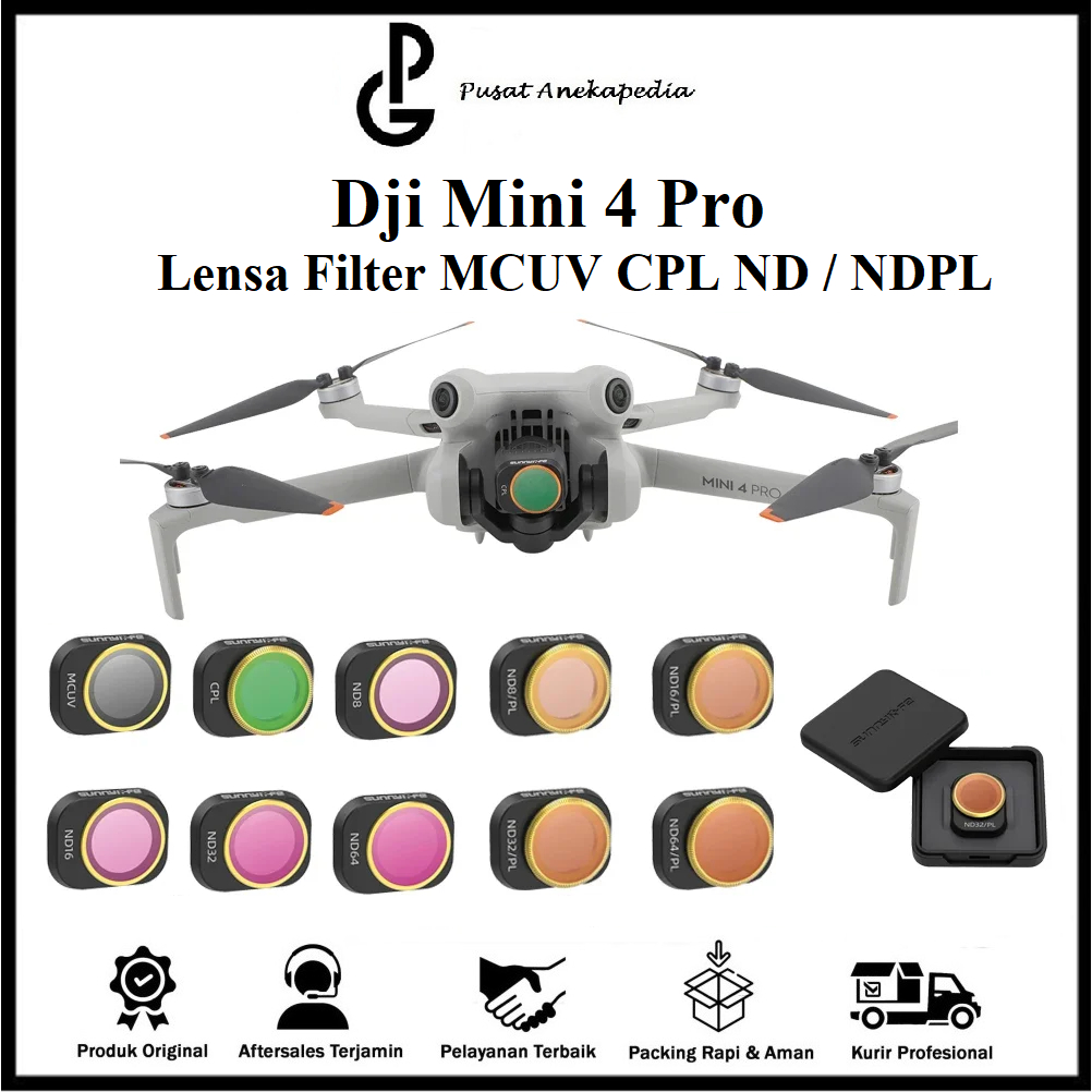 Jual Dji Mini 4 Pro Lensa Filter MCUV CPL ND / NDPL - Lensa Kamera Mini 4 Pro 1 Pcs Original ...