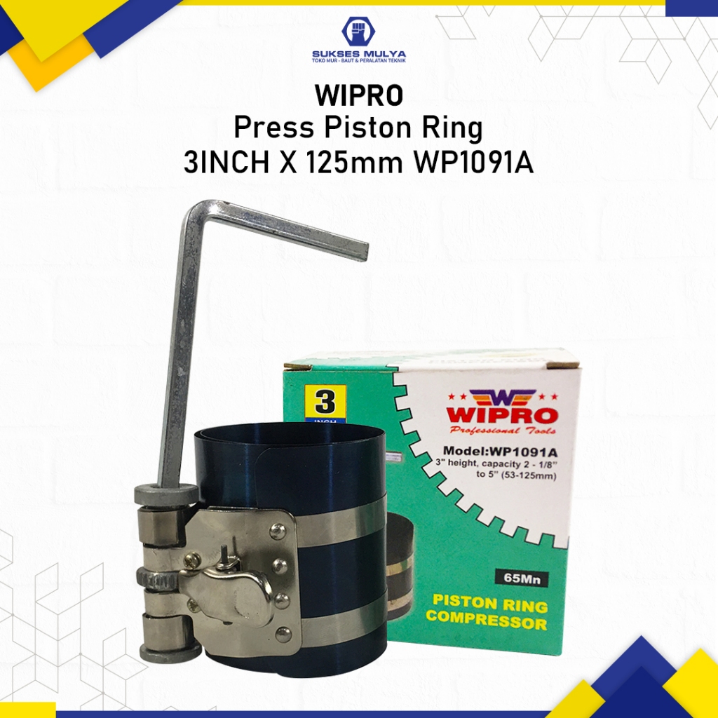 Jual WIPRO Press Piston Ring Compressor 3 INCH / Press Piston Ring 3 ...