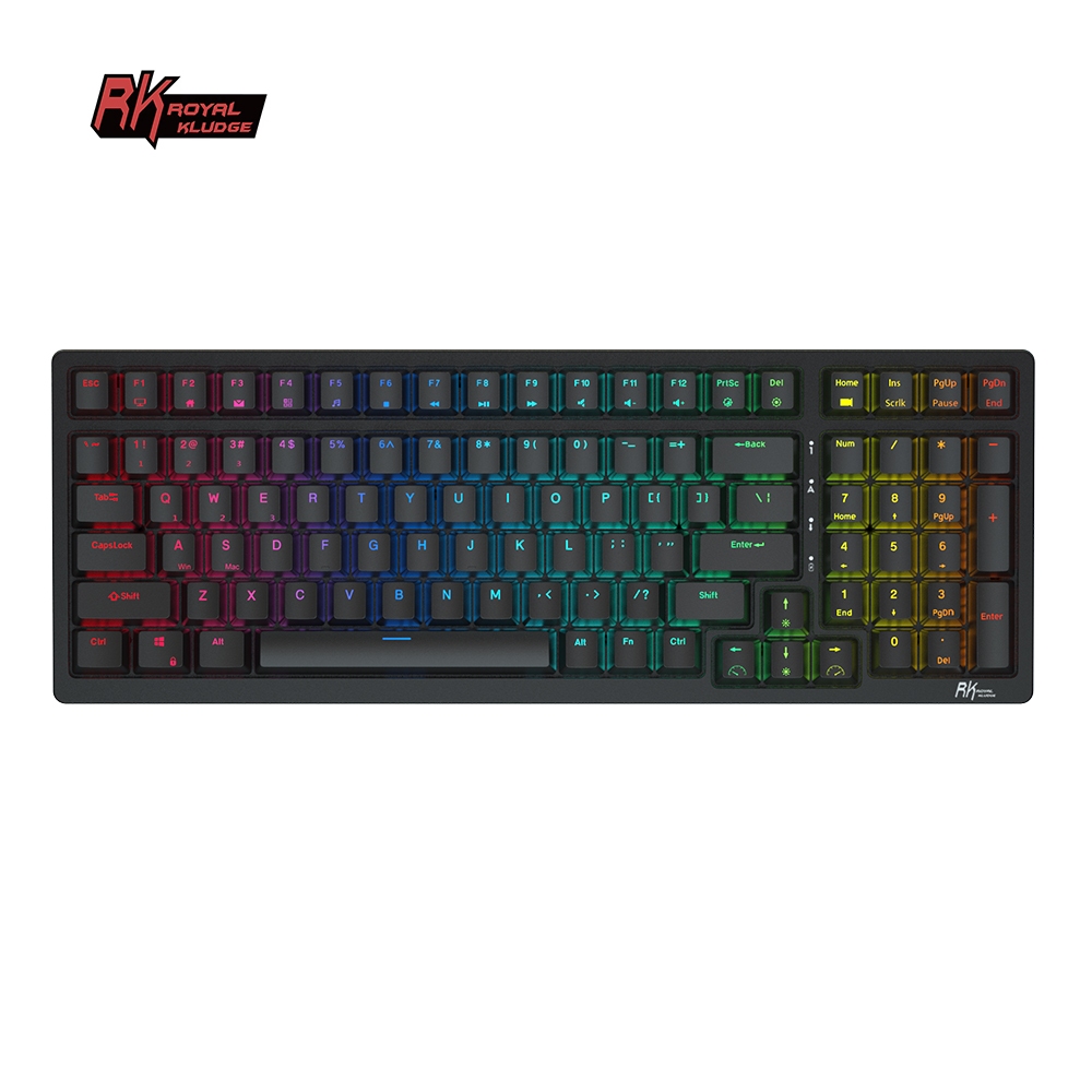 Jual Royal Kludge RK 98 White 100 Key Gaming Keyboard | Shopee Indonesia