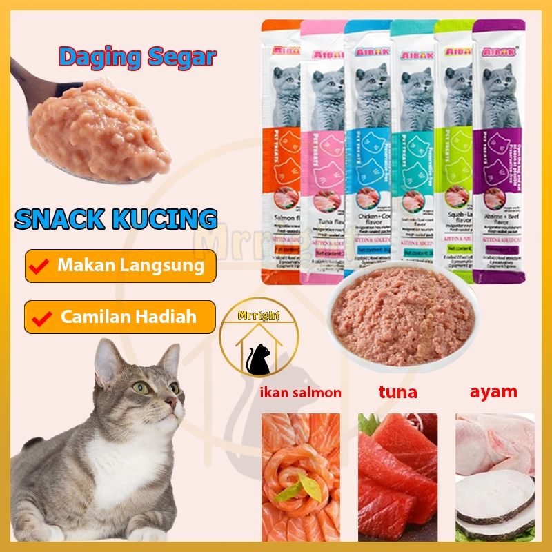 Jual Snacks kucing, snacks murah, pelatihan hewan 16g/ Makanan Snack ...
