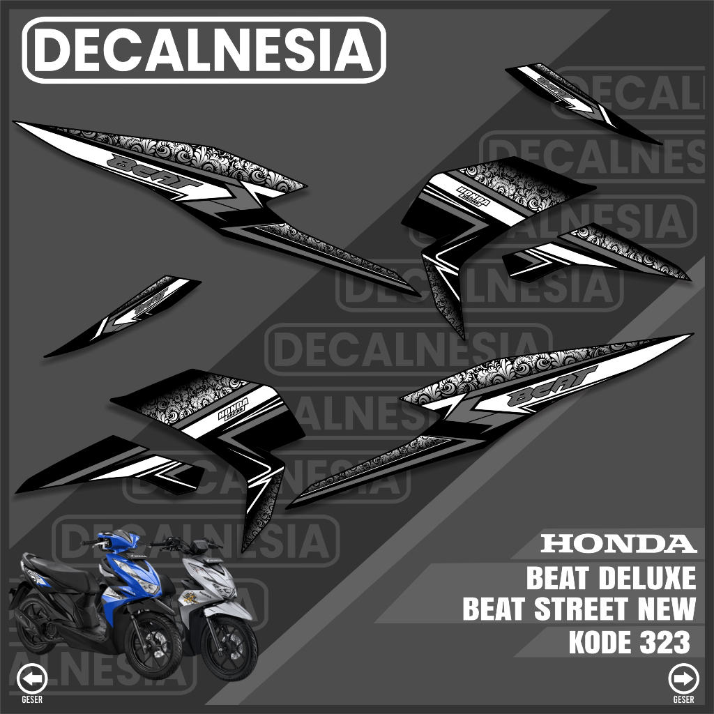 Jual Stiker Striping Motor Beat Deluxe 2021 2022 2023 2024 Street New ...