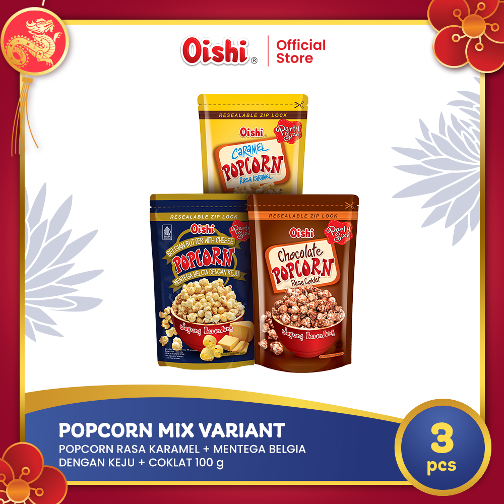 Jual Oishi Popcorn Mix Variant (3pcs) | Shopee Indonesia