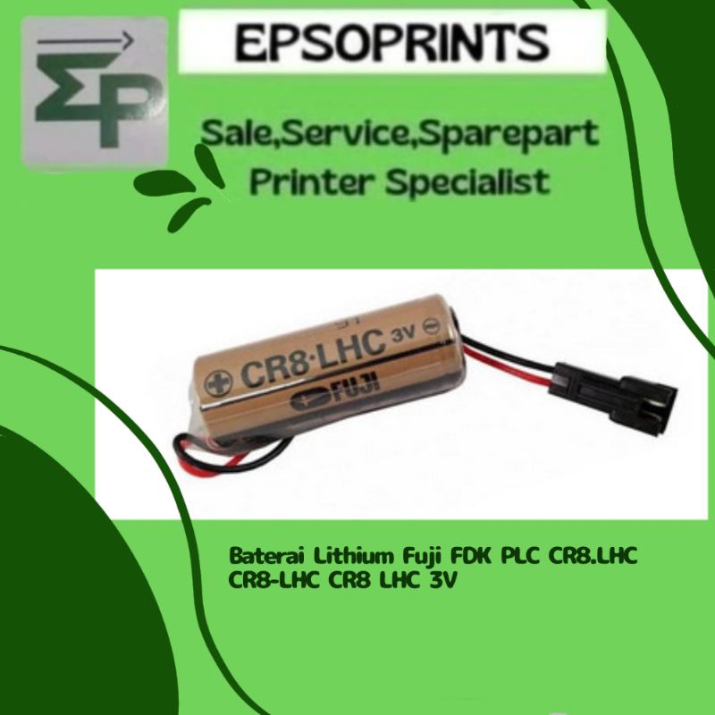 Jual Baterai Lithium Fuji FDK PLC CR8.LHC CR8-LHC CR8 LHC 3V | Shopee Indonesia