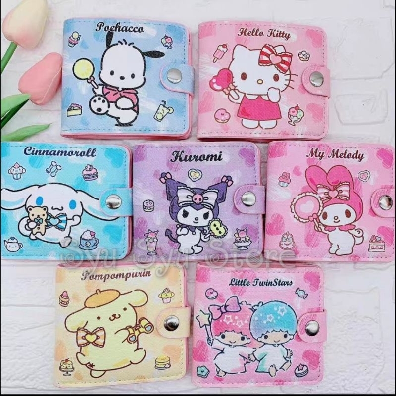 Jual NEW DOMPET KLIP ANAK HEART KUROMI MY MELODY CINNAMOROLL POCHACCO ...