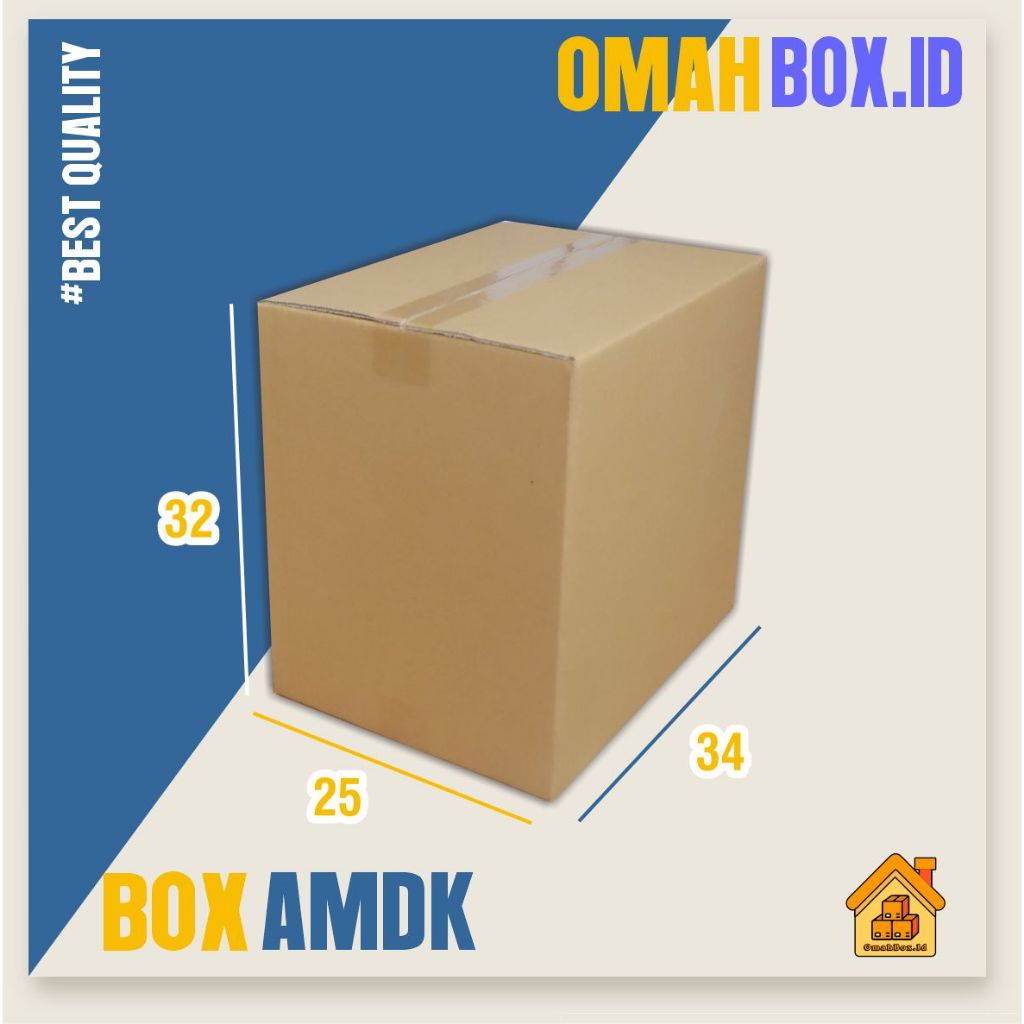 Jual Kardus box amdk coklat 1500ml | 34x25x32 cm box air minum kemasan ...