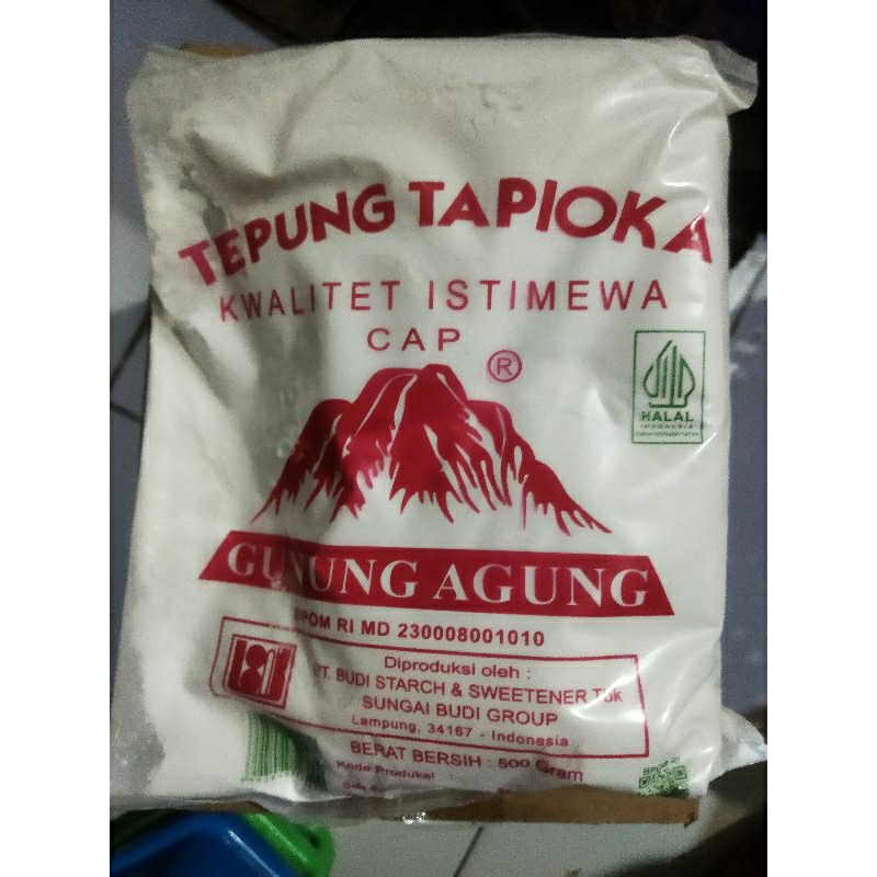 Jual Tepung Tapioka Gunung Agung 500g | Shopee Indonesia