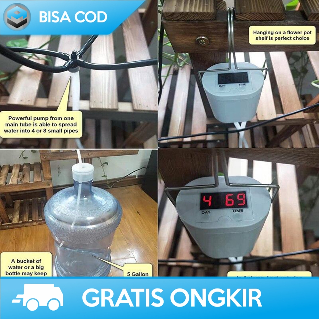 Jual PENYIRAM TANAMAN OTOMATIS EFEKTIF PRAKTIS ALAT IRIGASI FLOWER ...