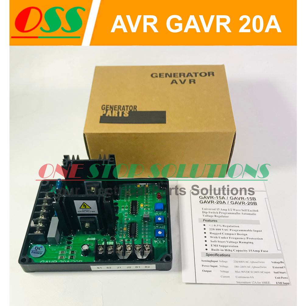 Jual AVR GENSET GAVR 20A / AVR GENERATOR 20A | Shopee Indonesia