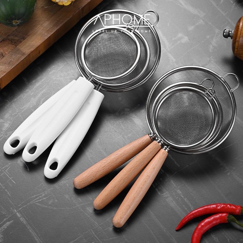 Jual APHOME Saringan Dapur Set 3PCS Saringan Gorengan Strainer Set Ayakan Tepung YOAN | Shopee ...