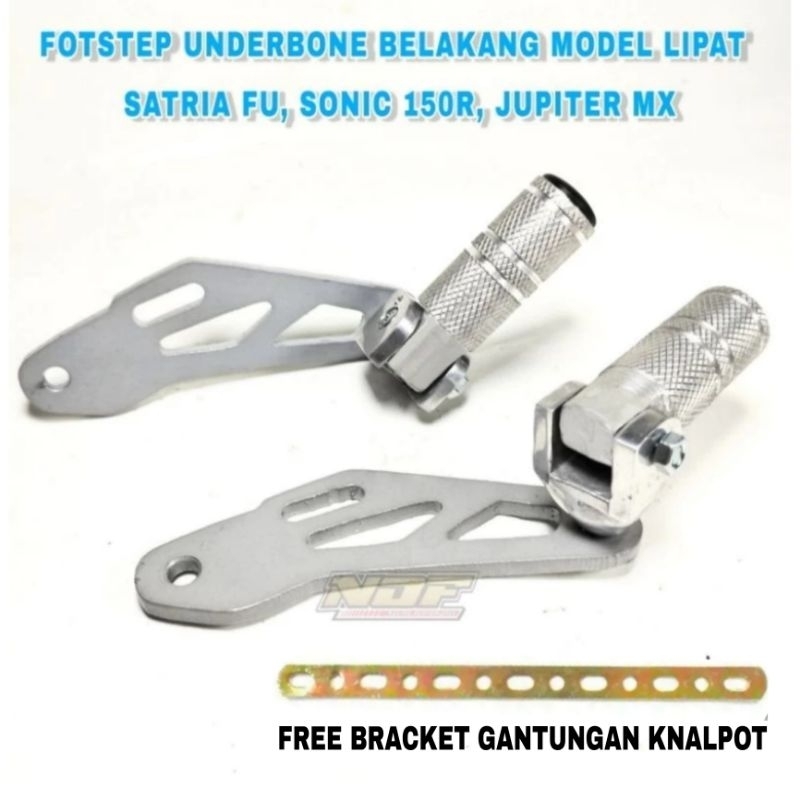 Jual Footstep Underbone Ub Belakang Model Lipat New Custom Satria Fu ...