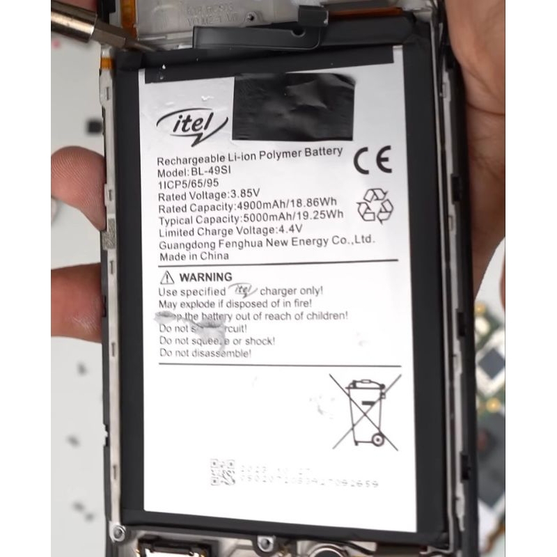 Jual Batre BL-49SI For itel P55 5G Batrai Itel A661N Baterai BL49Si P 55 Batre 5000mAh Batrei Bl ...