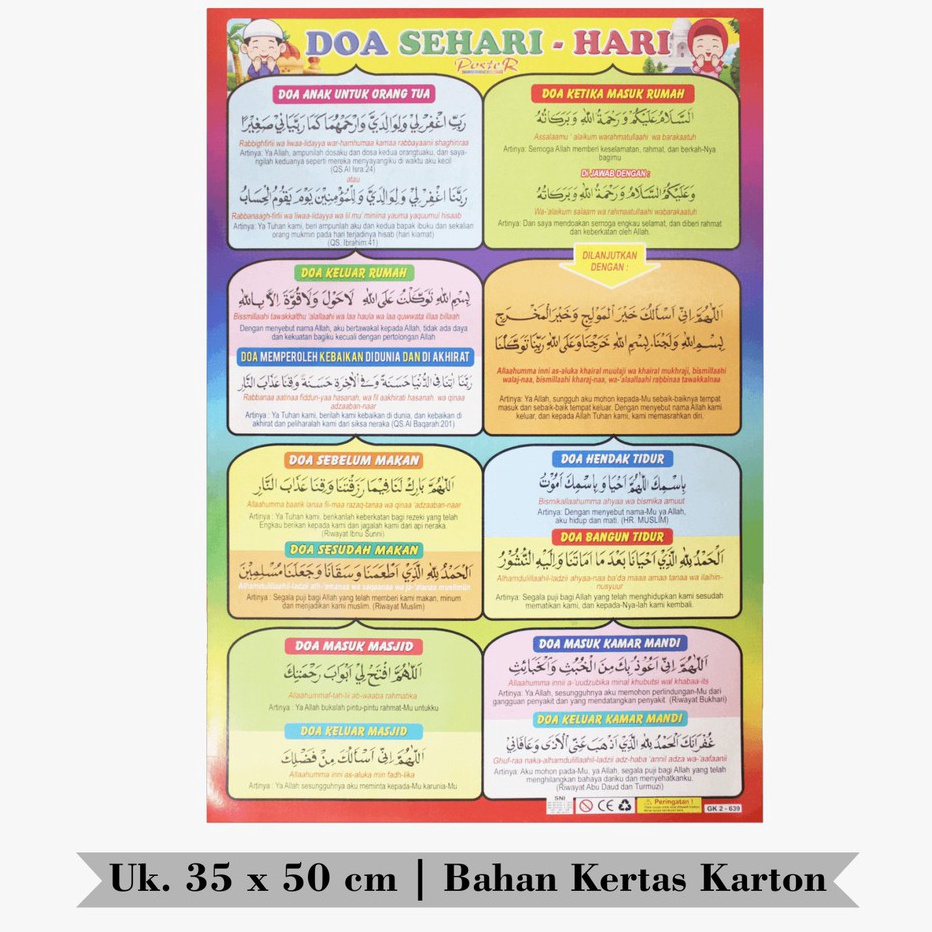 Jual D2289 Poster Edukasi Anak Poster Anak Gambar Edukasi Anak Lembaran ...