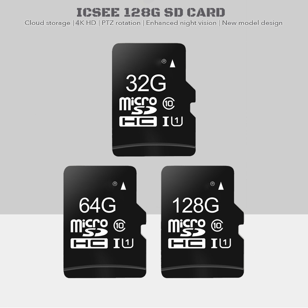 Jual ICSEE CCTV WiFi Memory Card 32GB 64GB 128GB Micro SD Gunakan ...