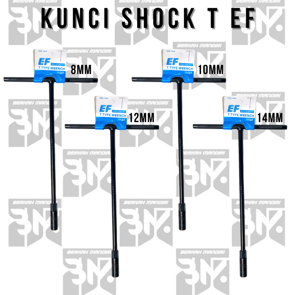 Jual Kunci T sock Sok hitam 4PCS 8 10 12 14 17 19 mm OLIQ EF Original Asli OLIQ EF | KUNCI T ...