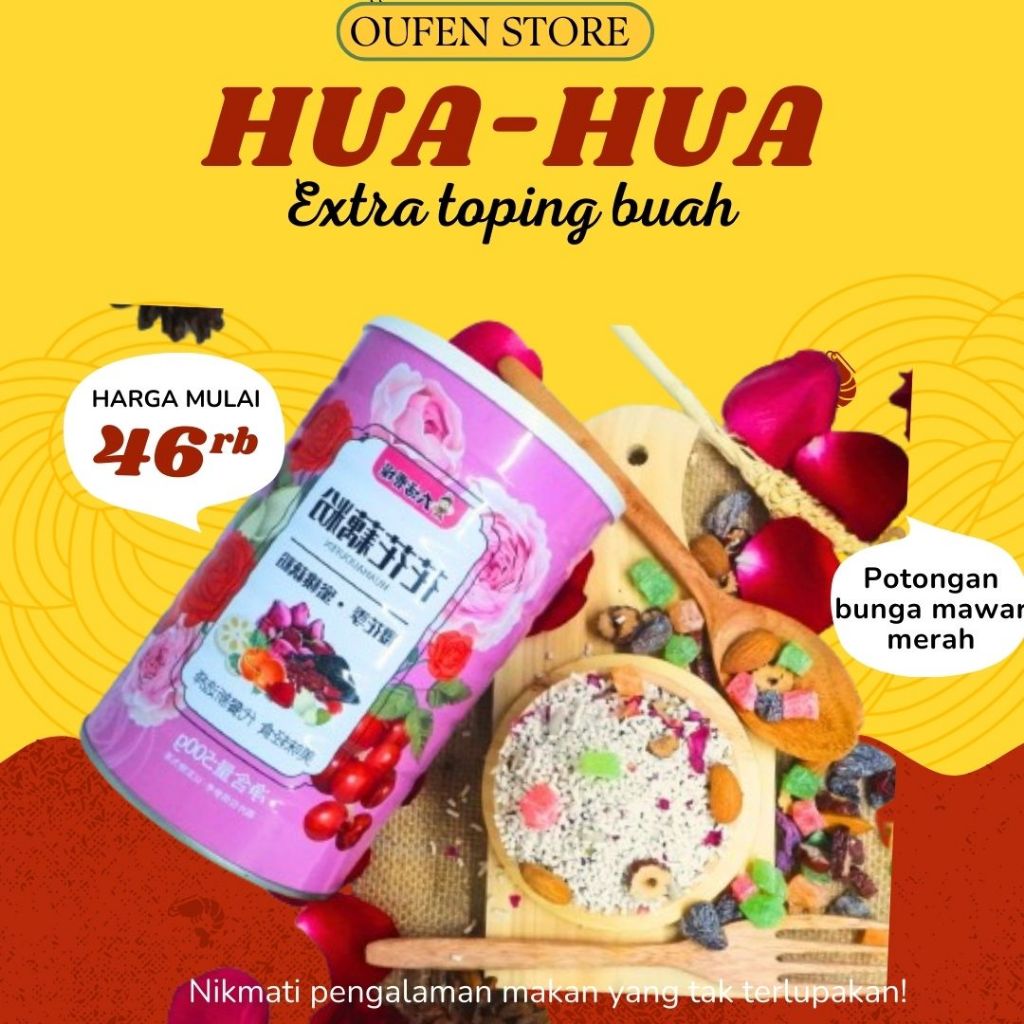 Jual Ou Fen Lotus root powder bubuk akar teratai sarapan diet sehat ...