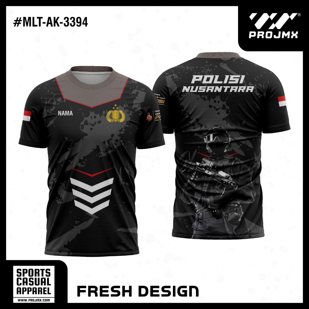 Jual PROJMX - KAOS JERSEY POLISI NUSANTARA ( BISA CUSTOM ) | Shopee ...