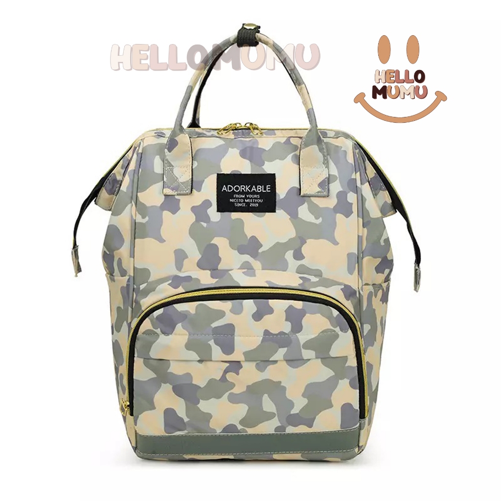 Jual Hellomumu Backpack Mom&Baby Bag Multi-Function Diaper Bag - HM232 ...