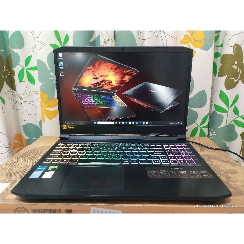 Jual laptop gaming acer predator nitro 5 an515-56 i5 gen 11 gtx 1650 ...