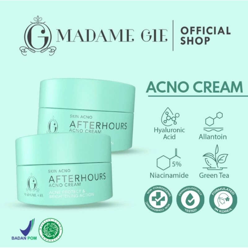 Jual Madame Gie Skin Acno Afterhours Cream | Shopee Indonesia