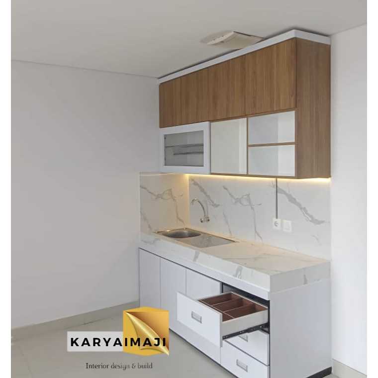 Jual KITCHEN SET MINIMALIS/ KITCHEN SET HPL KAYU / KITCHEN SET CUSTOM ...