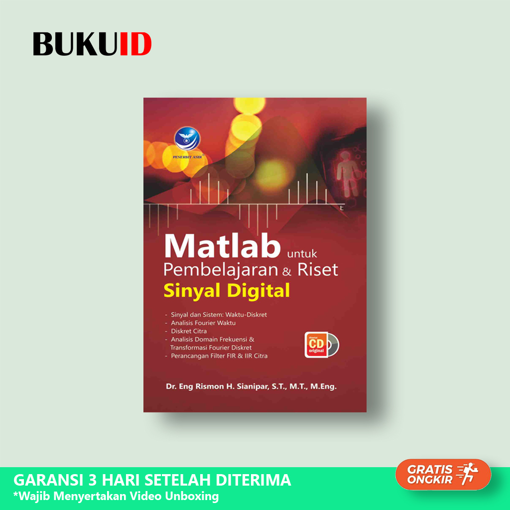 Jual Buku Matlab Untuk Pembelajaran dan Riset Sinyal Digital + cd ...