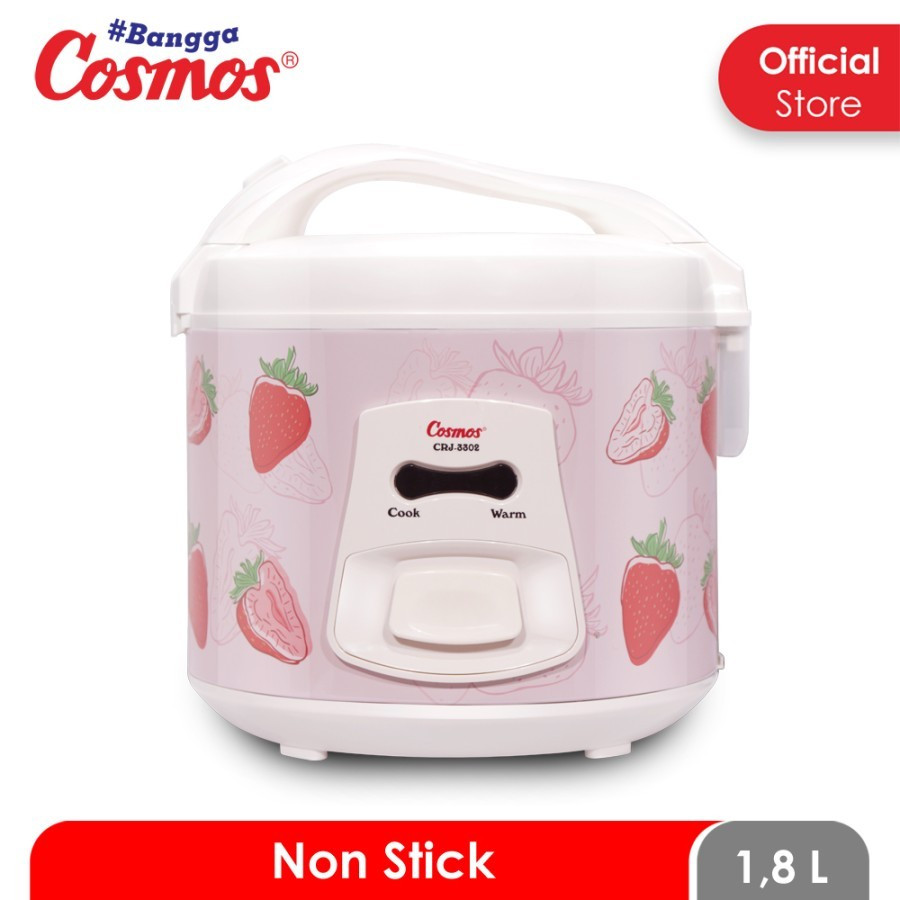 Jual COSMOS - Magic Com 1.8 Liter 3in1 Nonstick CRJ3302 | Shopee Indonesia
