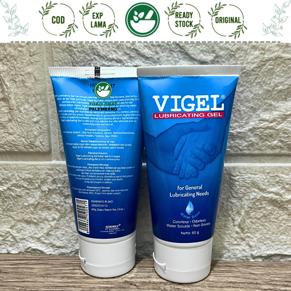 Jual VIGEL LUBRICATING GEL 60GR GENERAL LUBRICATING GEL PELEMBAB ...