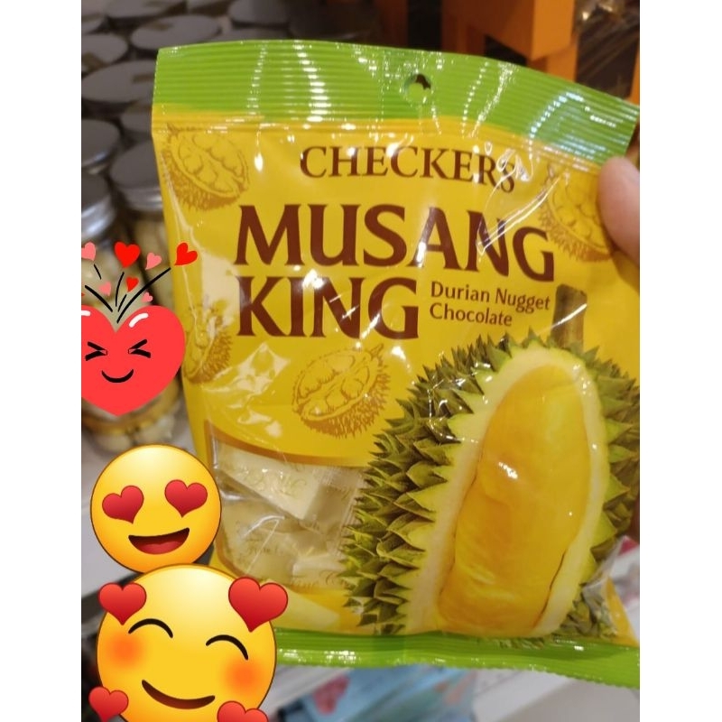 Jual Checkers Musang King Durian Nugget Chocolate 80gr | Shopee Indonesia