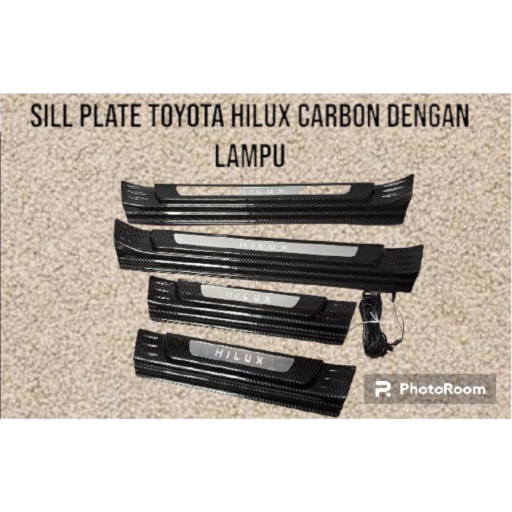 Jual Door sill plate Toyota Hilux/ Panel pelindung pintu mobil ...