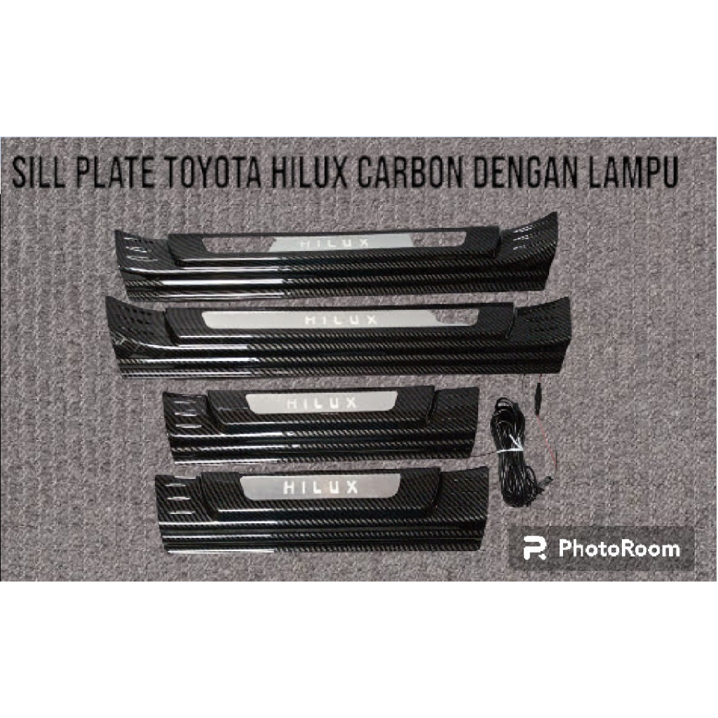 Jual Door sill plate Toyota Hilux Omami/ Panel pelindung pintu samping ...