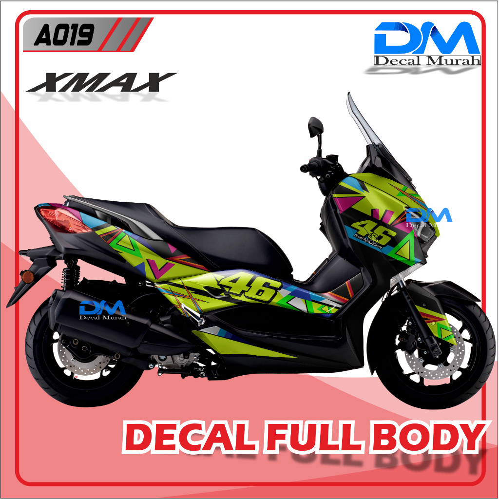 Jual Decal Stiker Xmax New/Xmax old Full Body A011-A020 Decal Xmx Full ...