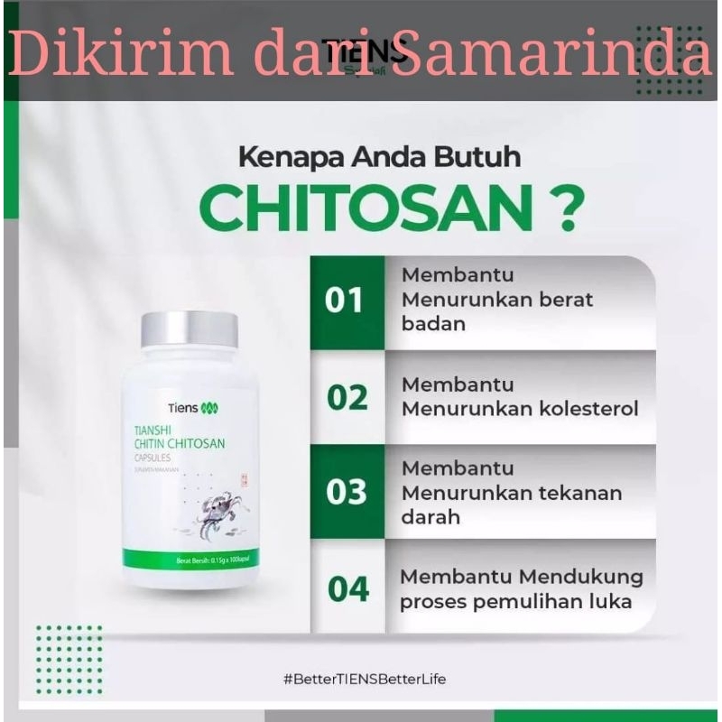 Jual Tianshi Chitosan Capsules | Dikirim dari Tiens Samarinda | Shopee ...