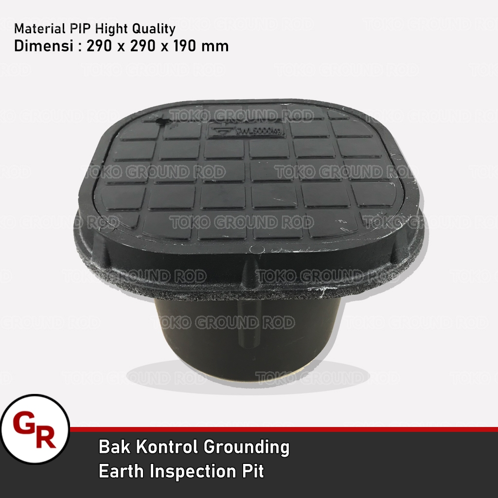 Jual Bak Penangkal Petir PVC / Box Grounding Chamber / Earthing Pit ...
