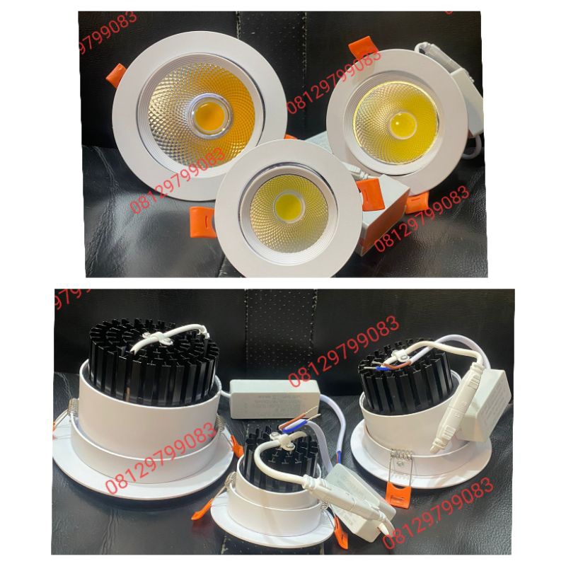 Jual LAMPU PLAFON RUMAH INBOW 7W 12W 18W COB LED PANEL DOWNLIGHT ...