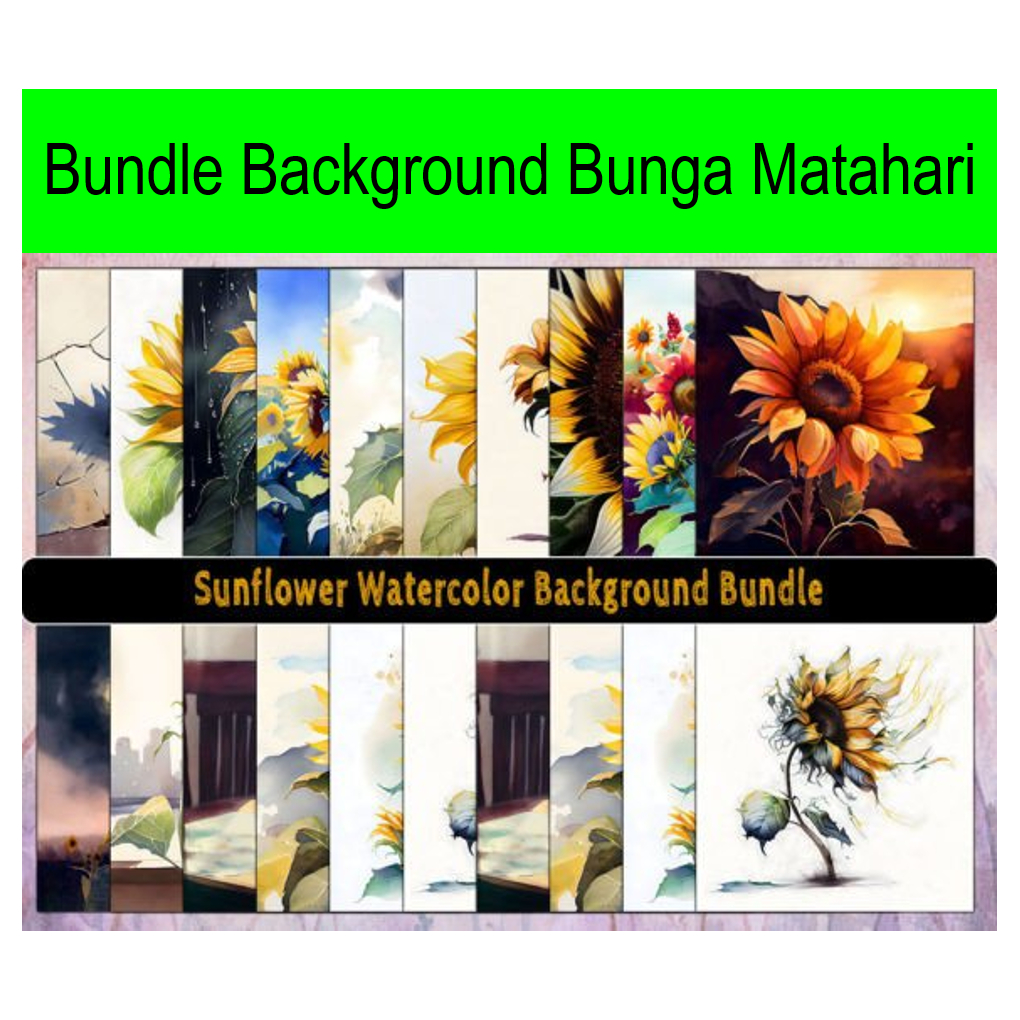 Jual Bundle Background Bunga Matahari (20 Gambar) | Shopee Indonesia