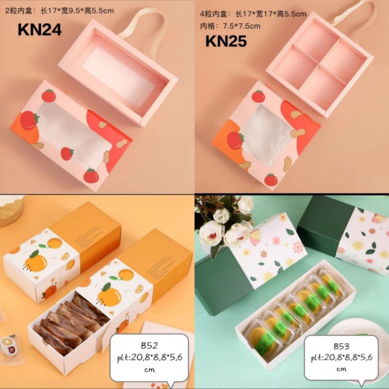 Jual (5pc) Kotak Kue Nastar / Kotak Kue Kering / Box Cookies Mooncake ...