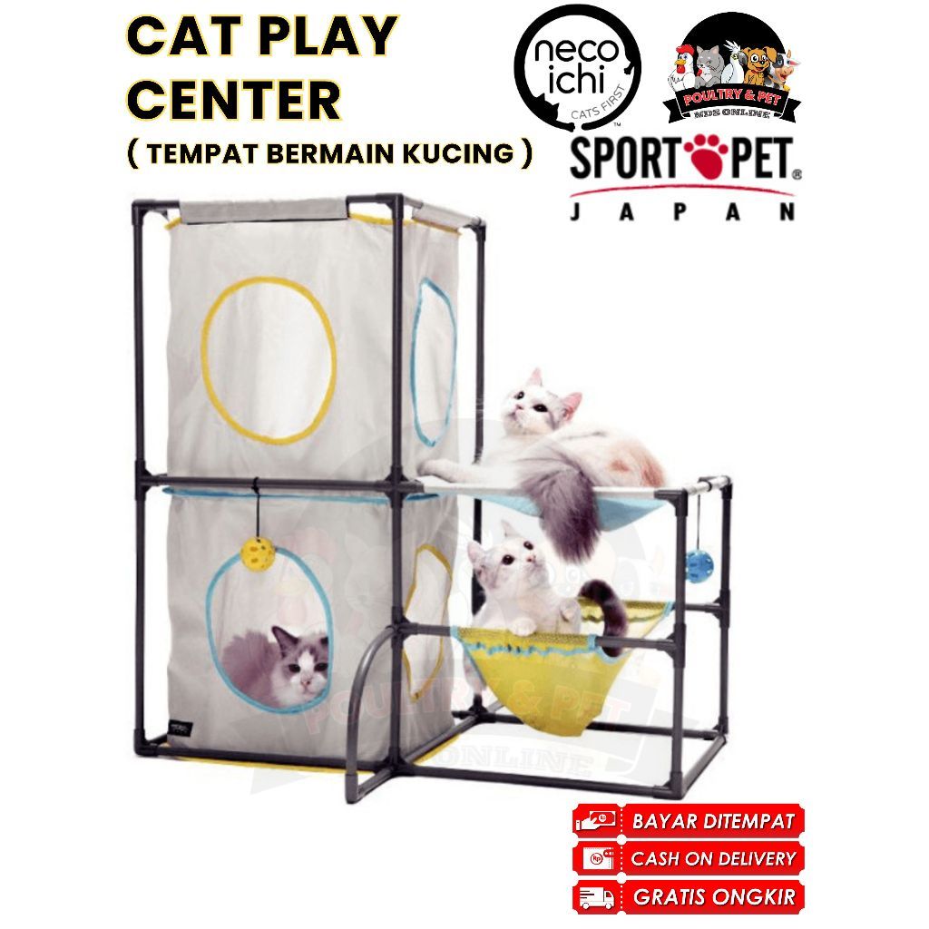 Jual Tenda Kucing Sportpet Impor Jepang Mainan Kucing Pusat Bermain ...