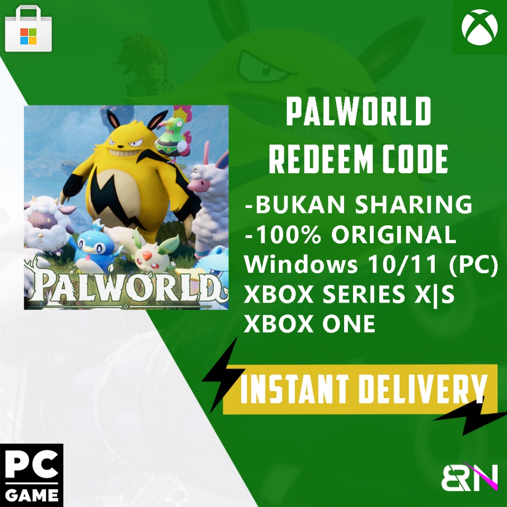Jual Palworld CD Key Redeem Code Original | Windows PC, XBOX Series dan ...