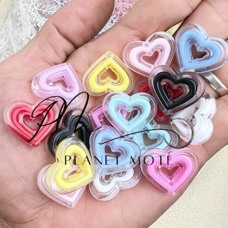 Jual Manik Mote Love Pandora Pastel | Manik Love Bolong (15gr) | Shopee ...
