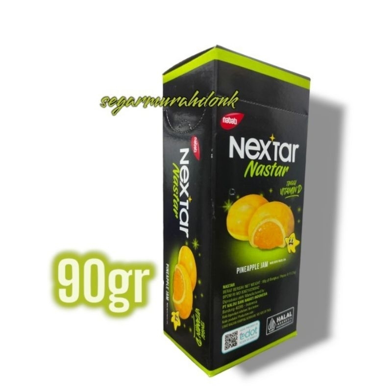 Jual Nextar Nastar Nabati Pineapple Jam 90 gram rasa nanas | Shopee ...