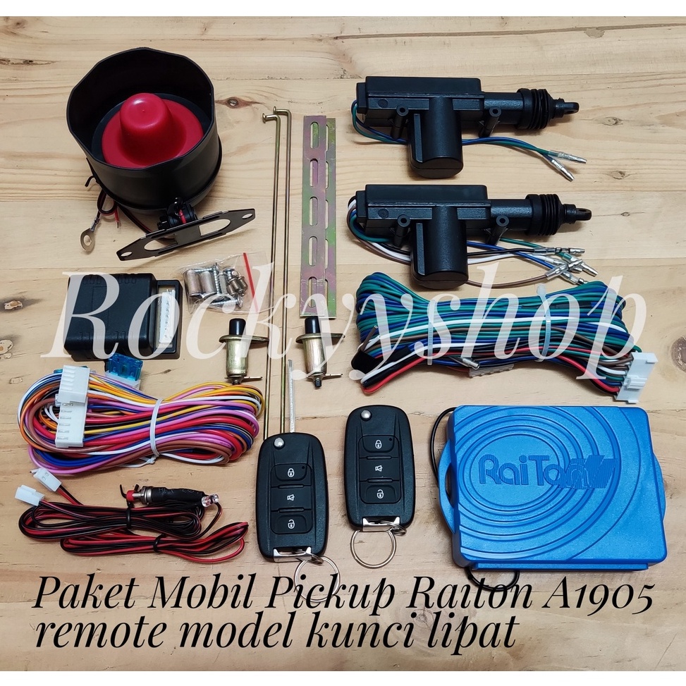 Jual Lc PAKET ALARM MOBIL PICKUP MEREK RAITON DAN CENTRAL LOCK 2 PINTU ...