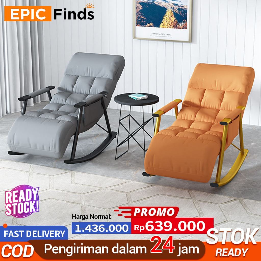 Jual Epic Finds kursi goyang LAZY SOFA Kursi ruang tamu Kursi tidur sofa Kursi Kantor Jaring ...