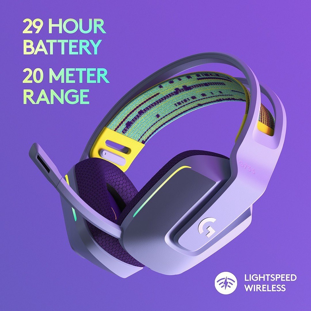 Jual Logitech G733 Lightspeed Wireless Rgb Gaming Headset Shopee