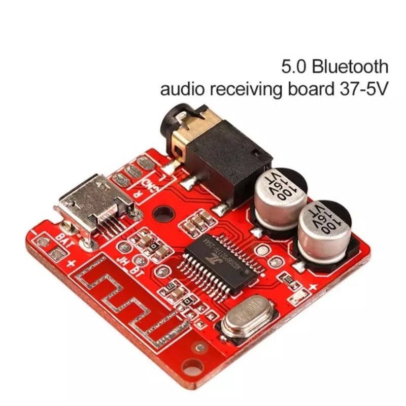 Jual Modul Penerima Audio Bluetooth Papan 3.7-5V Penguat Decoding Musik ...