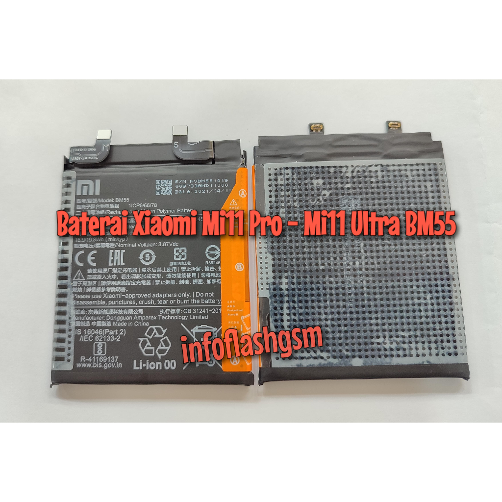 Jual Baterai Batre Battery Xiaomi Mi11 Pro - Mi11 Ultra BM55 | Shopee ...