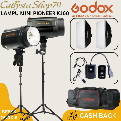 Jual PAKET LAMPU STUDIO MINI PIONEER k160 GODOX KITS | Shopee Indonesia