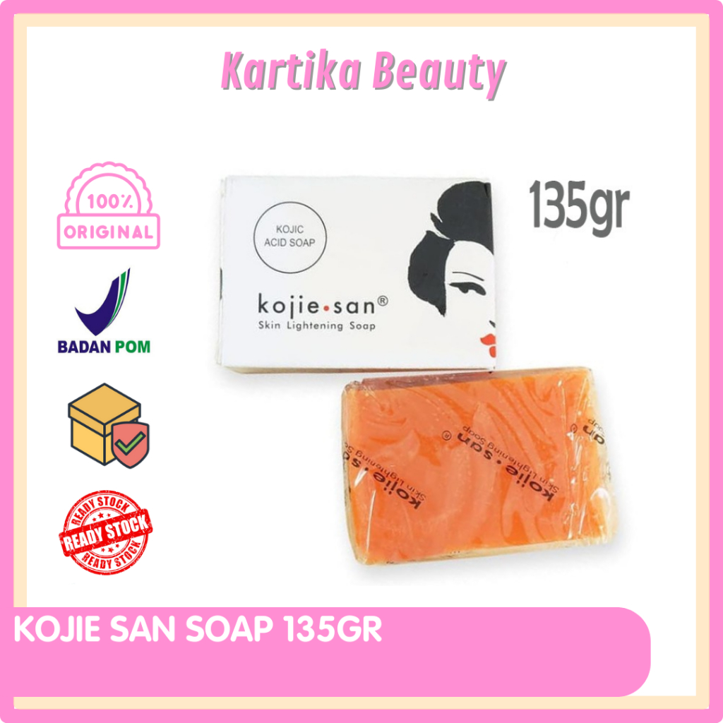 Jual KOJIE SAN SKIN LIGHTENING SOAP 135 GRAM KOJISAN SABUN BATANG KOJIC ...