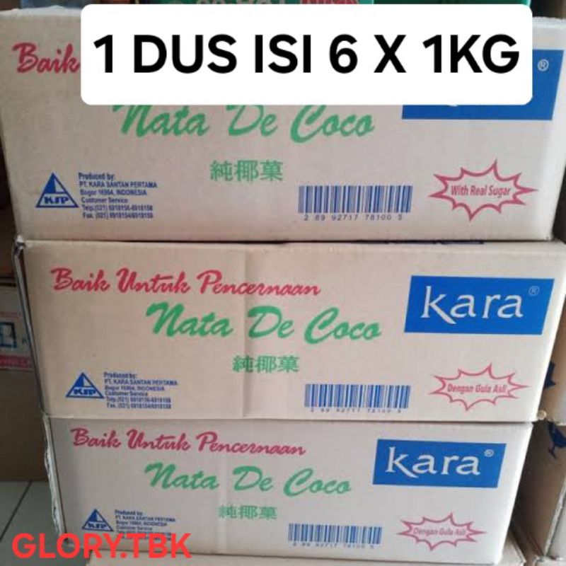 Jual kara nata de coco 1kg karton ( 6pc x 1kg ) | Shopee Indonesia