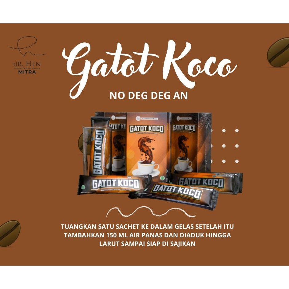 Jual kopi Gatot koco original 3 sachet | Shopee Indonesia