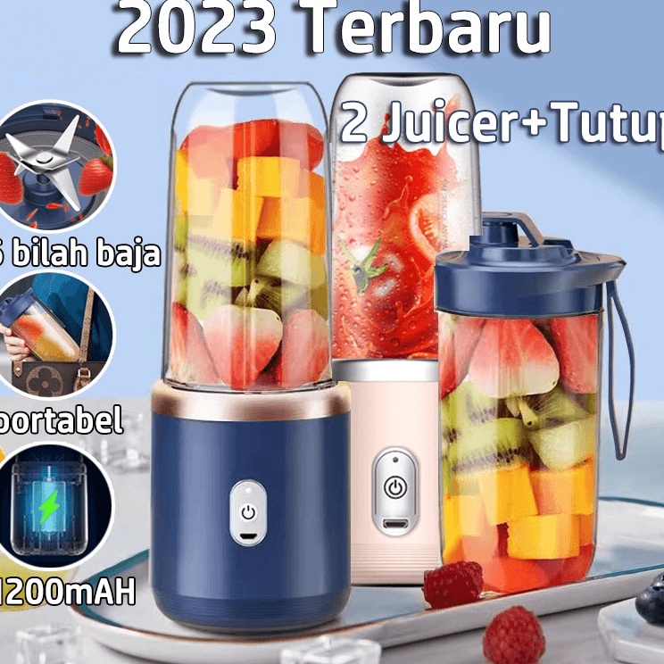 Jual el baru VISHAL Blender Portable Mini Blender Juicer Portable 3ml ...
